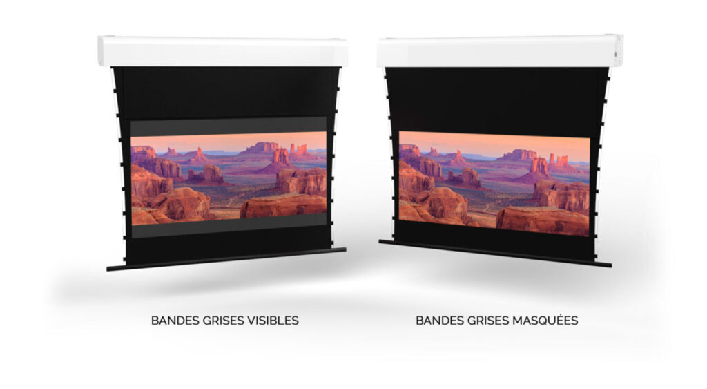 Xtrem Screen CineMask ELITE On Ceiling | Design Audio